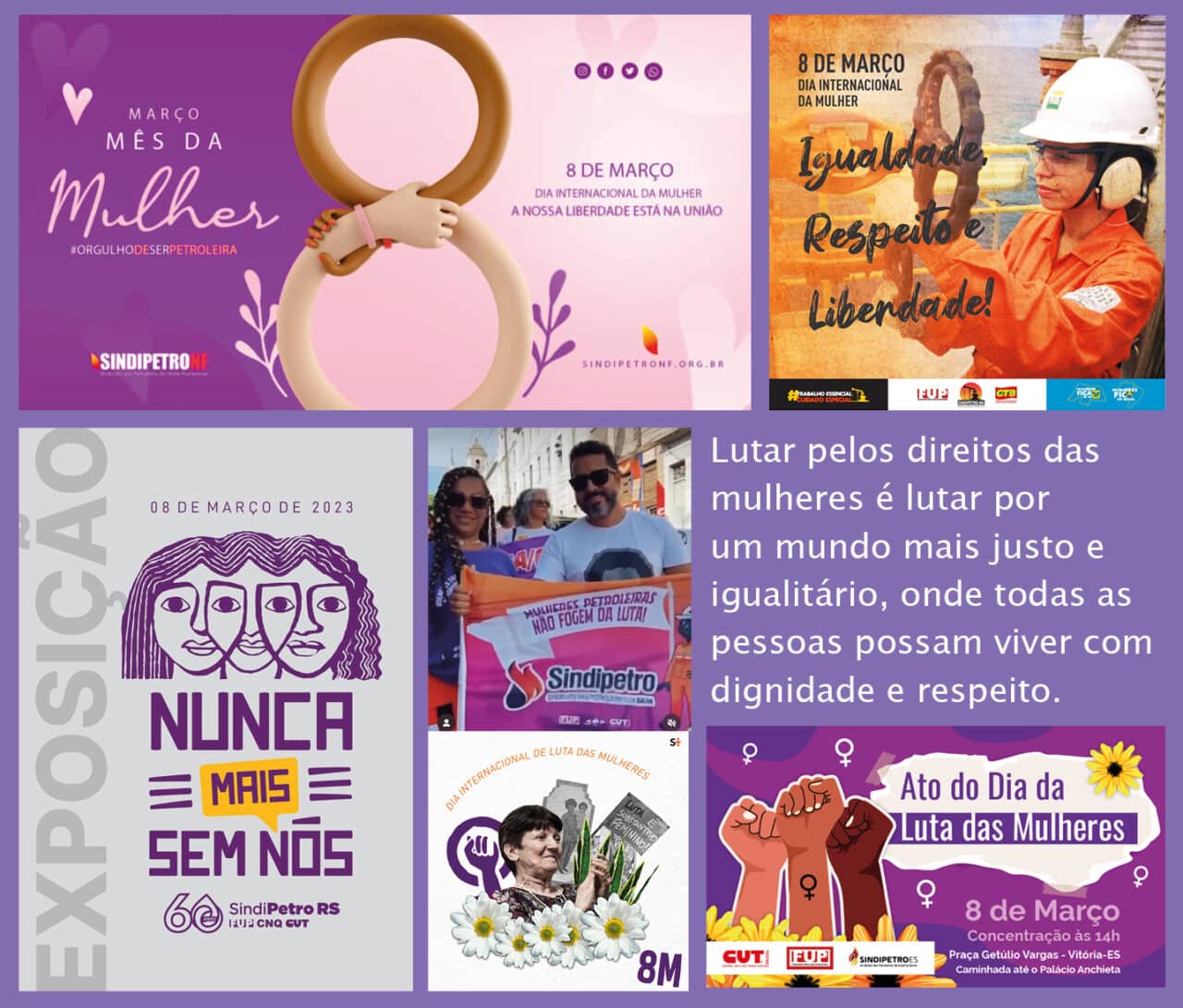 8M de 2023 é marcado por atividades nos sindicatos da FUP | FUP ...