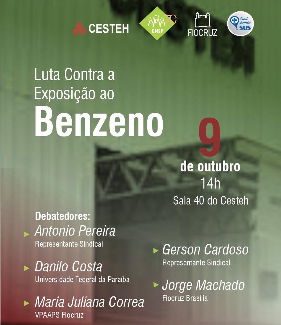 Fundacentro promove debate nesta quarta sobre exposição ao Benzeno ...